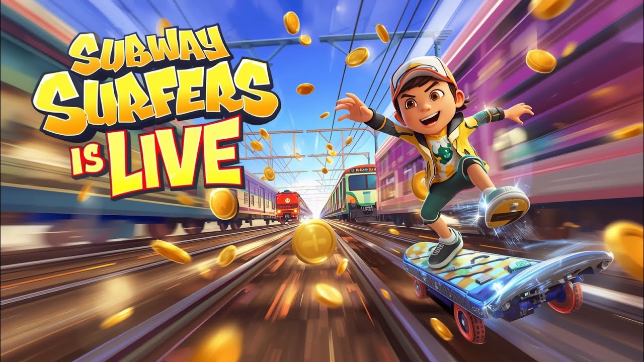 Subway surfer is live! super fast running - YouTube