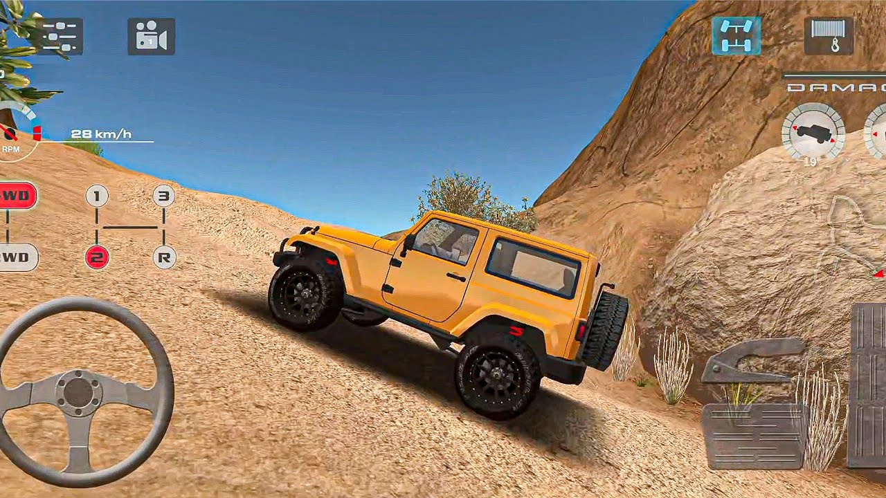 off-road Drive Dessert | Jeep Wrangler | Level 4 ! - YouTube