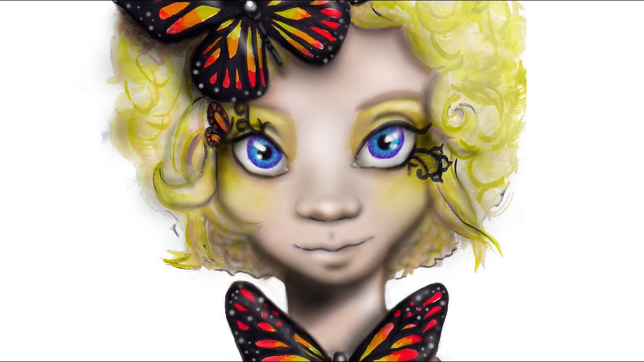 Effie Speed Painting (Hunger Games) - YouTube