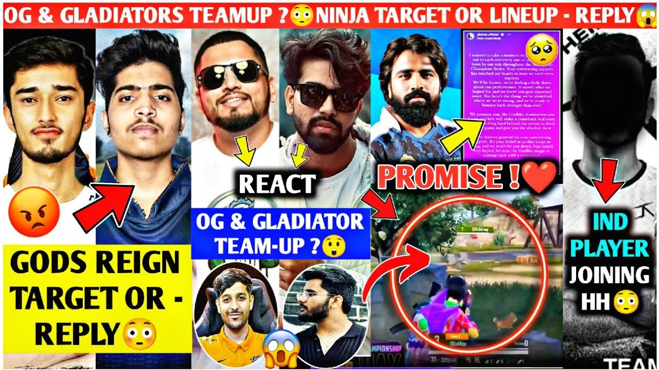 OG & GLADIATOR TEAM-UP ? SID & OMEGA REPLY😳GODS REIGN TARGET OR - JELLY ...
