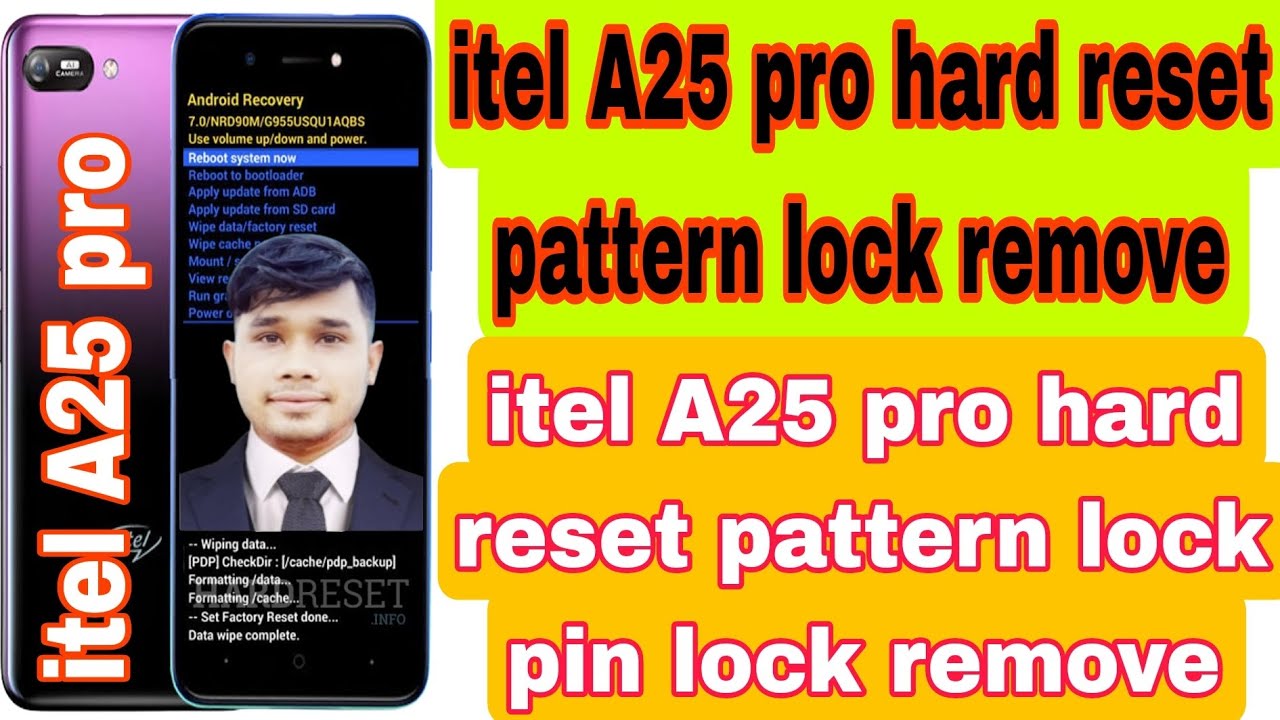 itel A25 pro hard reset pattern lock remove | itel A25 pro hard reset | itel A25 factory reset ...
