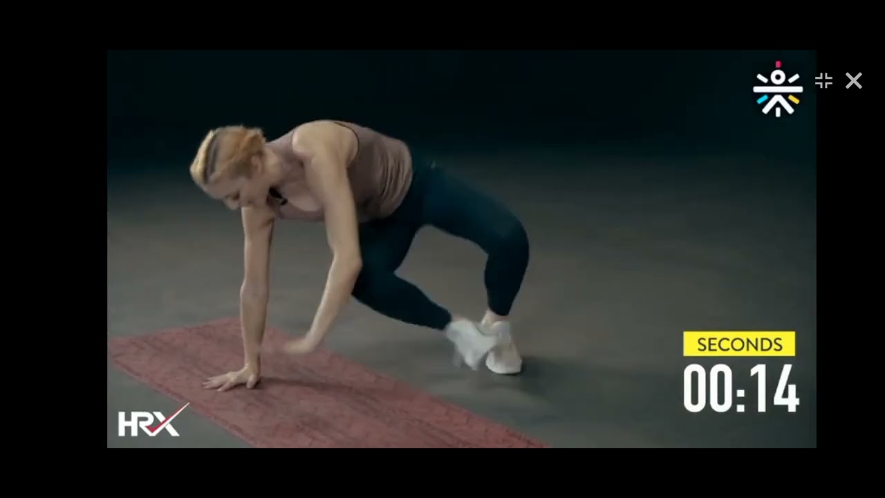 Hrithik Roshan exercise/ HRX/ cult fit/ day 4/ burning maximum energy ...