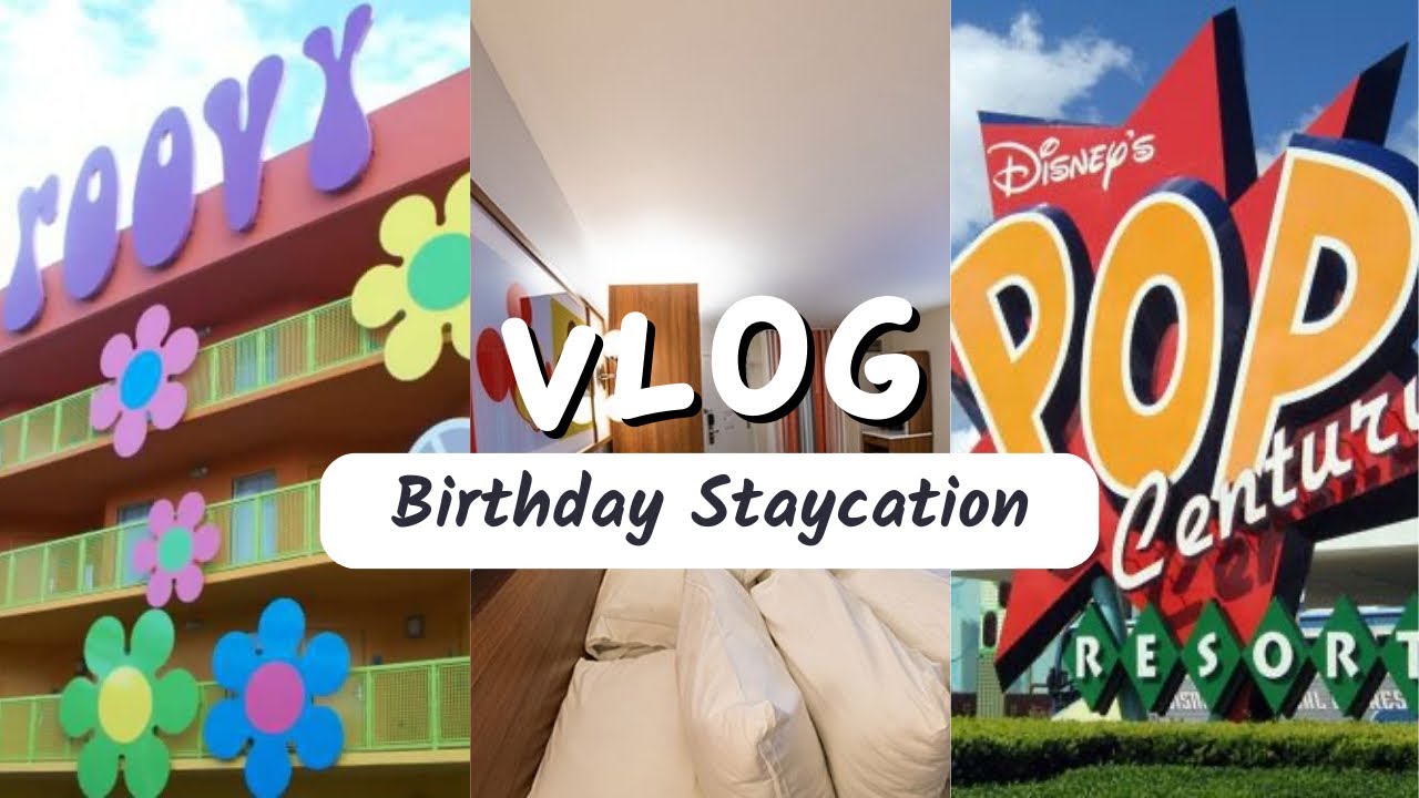 Birthday Staycation - Pop Century Room Tour & Magic Kingdom Fireworks | The Young Tot Vlogs ...