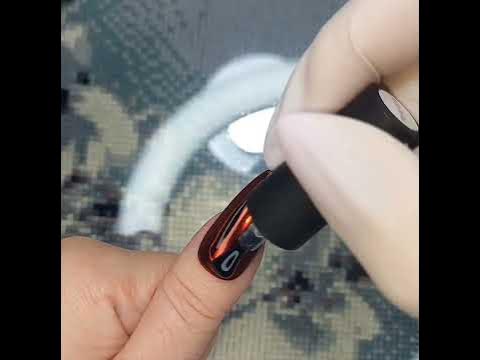 Красная втирка на ногтях / Red Chrome Nails / Chrome Nails Art Design ...