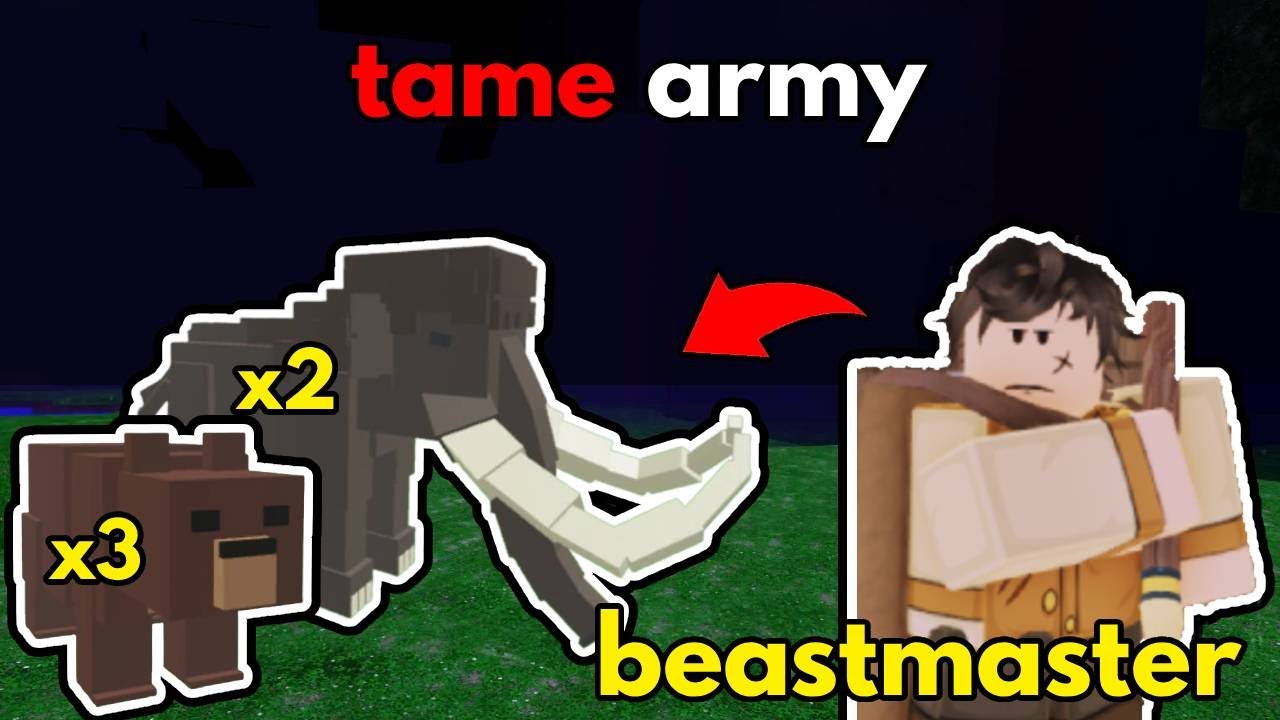 Taming STRONGEST ANIMAL ARMY as BEASTMASTER in 99 Nights - YouTube