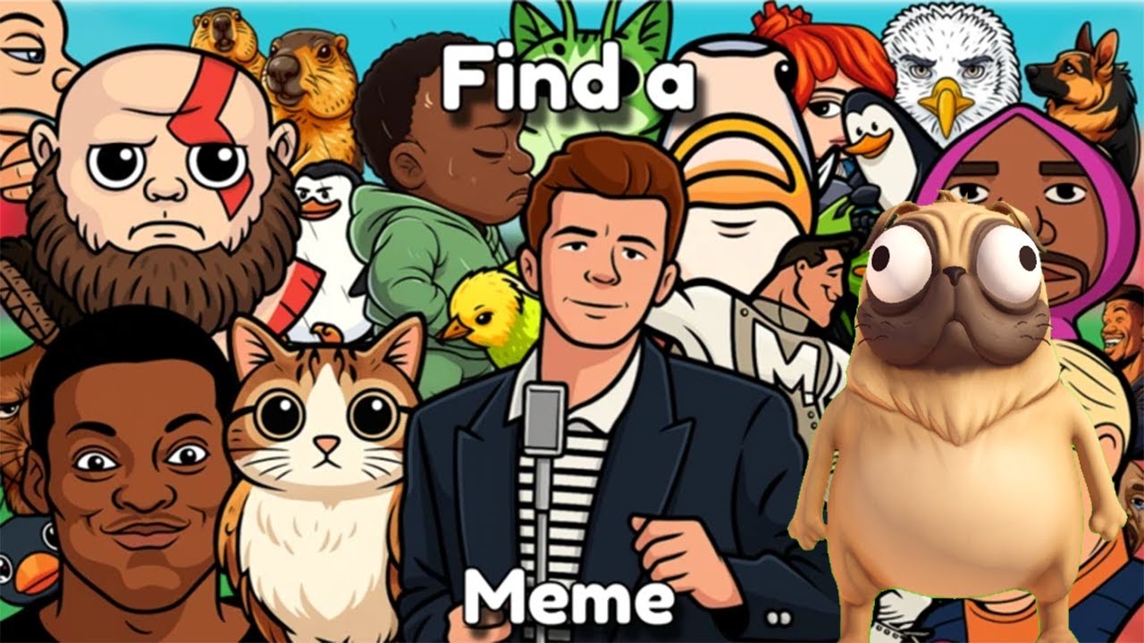 Cómo ENCONTRAR a todos los MEMES en FIND A MEME | FIND A MEME 97 ...