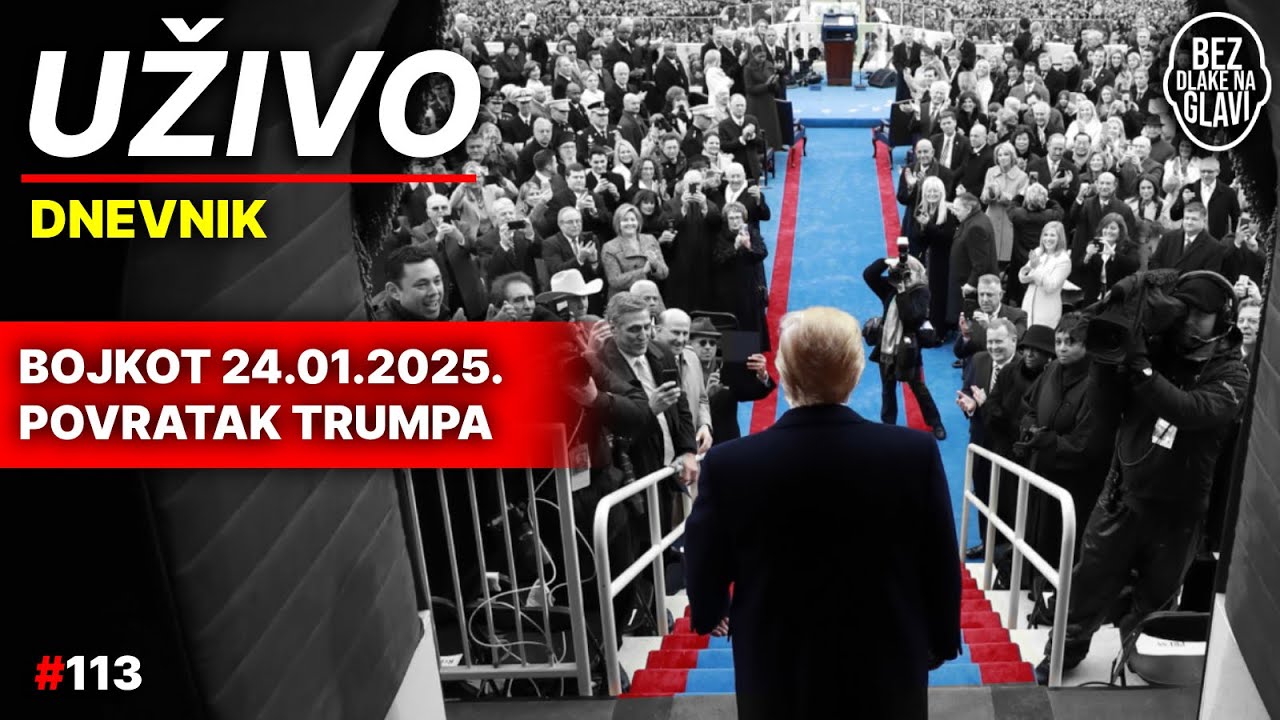 Inauguracija i povratak Trumpa u Bijelu kuću & Bojkot 24.1. | BDNG ...