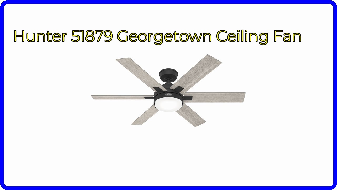 REVIEW (2025): Hunter 51879 Georgetown Ceiling Fan. ESSENTIAL details ...