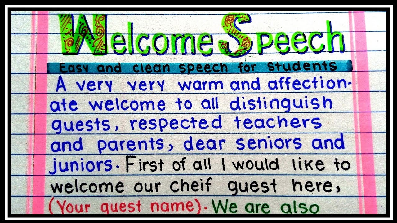 Write An Essay On Welcome Speech Welcome Speech Essay In English write-an-essay-on-welcome-speech-welcome-speech-essay-in-english