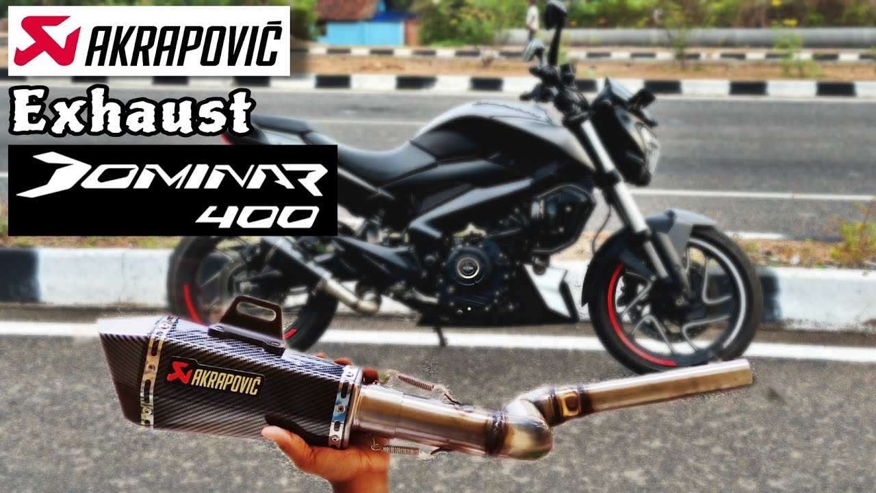 Dominor 400 Exhaust Modification | Akrapovic💨 | Amazing Sound! | East ...
