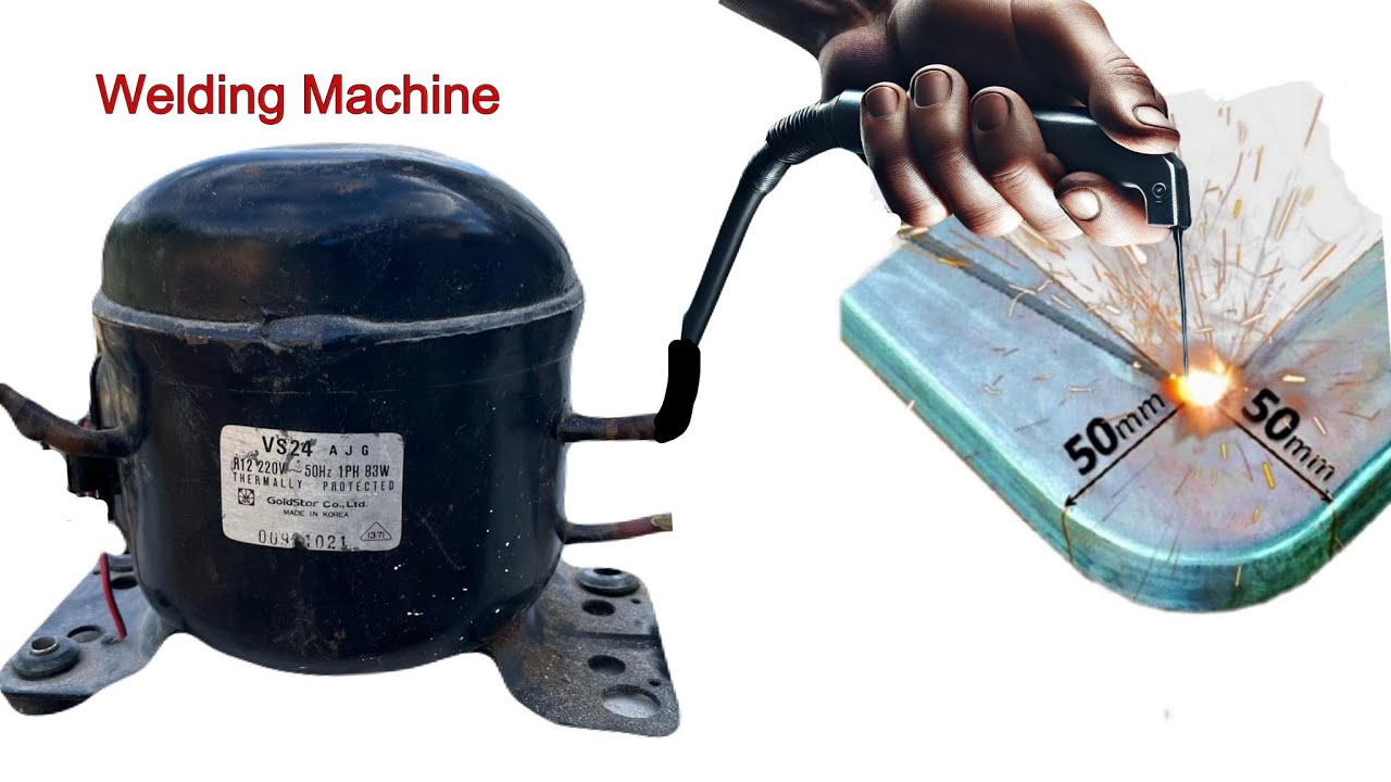 Old Fridge Compressor Turned into a Powerful Welding Machine - YouTube