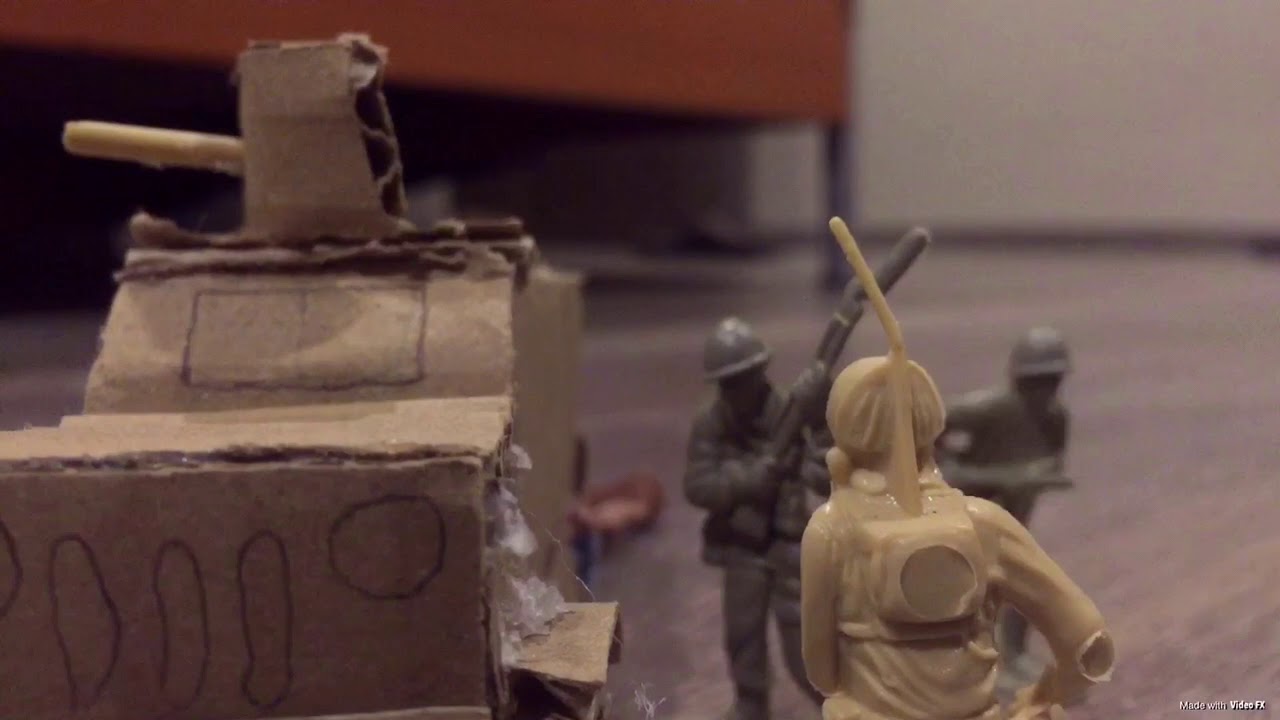 army men stop motion for the general moe stop motion contest 2017 - YouTube