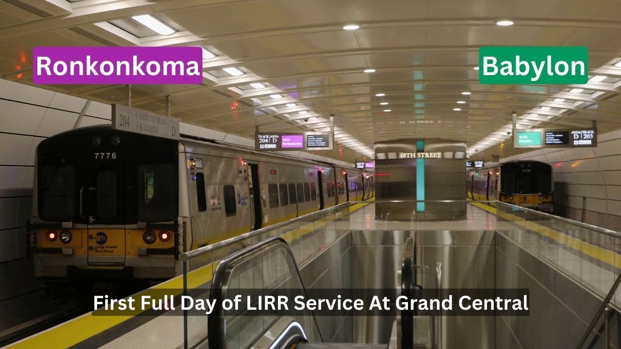 LIRR: First Day of Full Long Island Rail Road Service at Grand Central ...