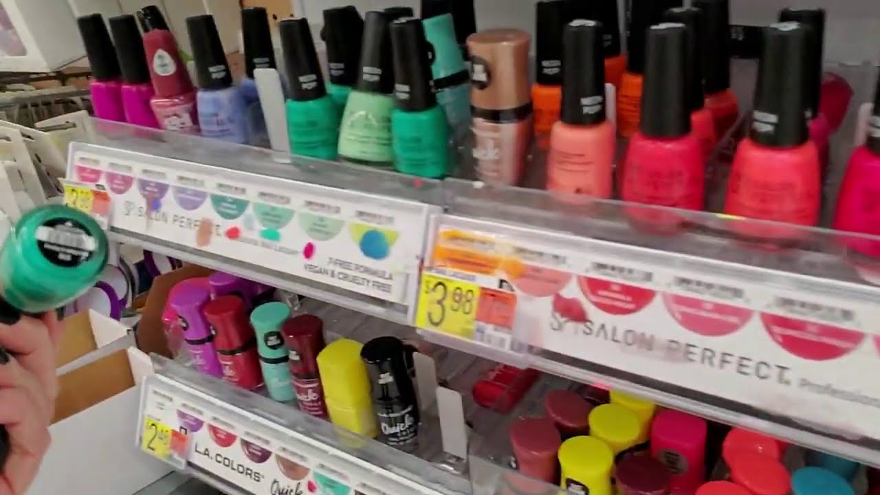 Walmart Nail Polish Organization 1-3-2021 - YouTube
