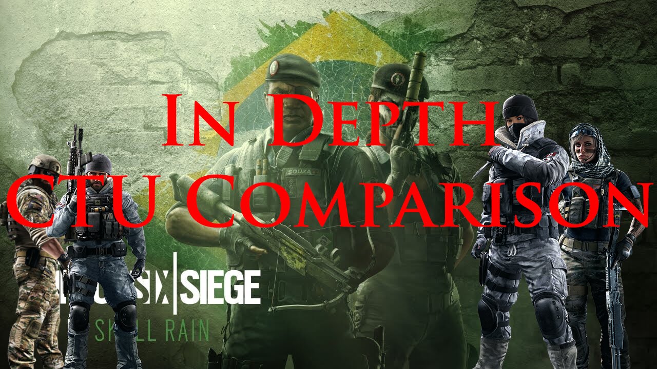 Rainbow Six Siege In Depth DLC Operator Comparison JTF2 vs NAVY SEAL vs ...