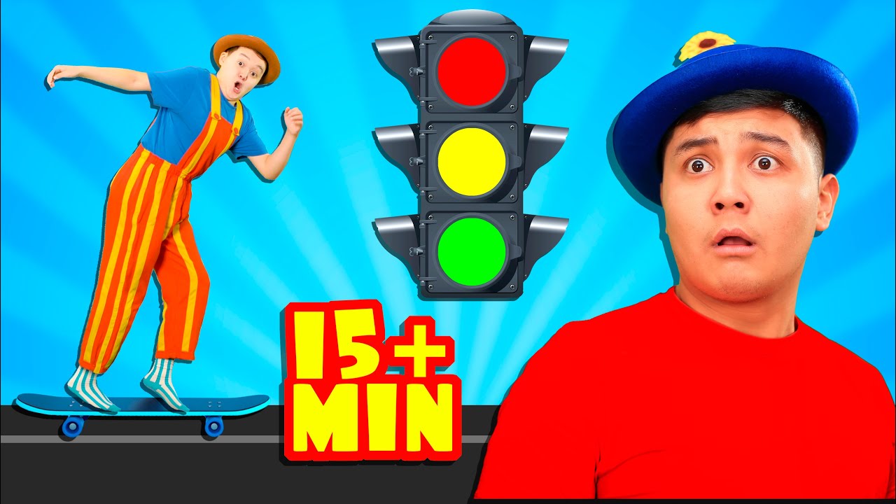 Traffic Safety Song + More Nursery Rhymes | Tigi Boo Kids Songs - YouTube