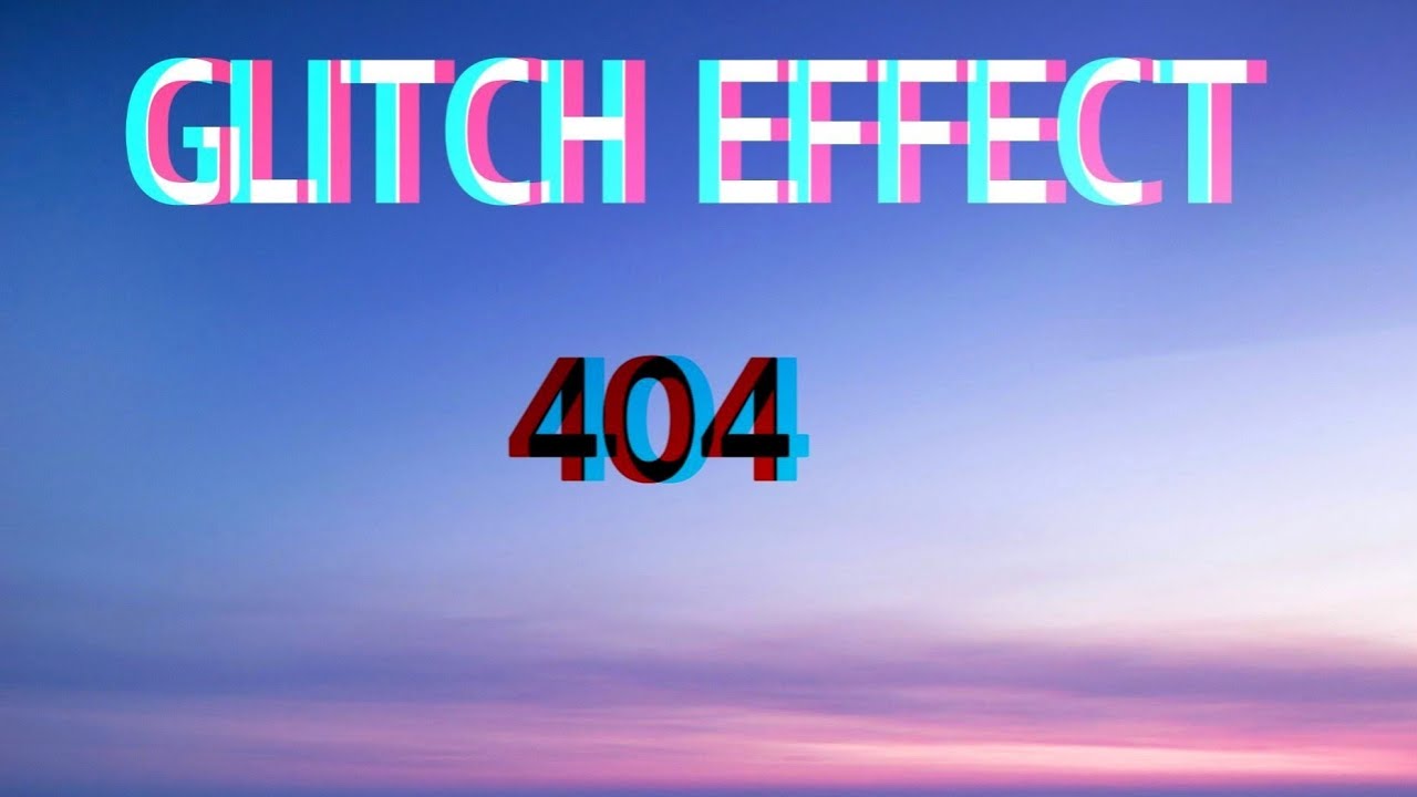 Glitch Effect || Html & Css tutorial || Morb - YouTube