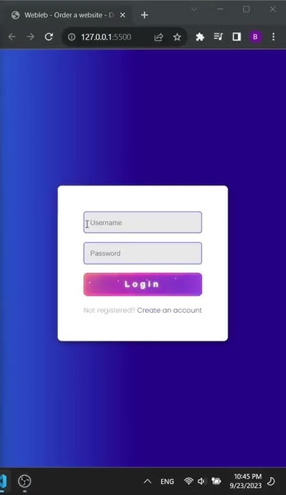 CSS Login Form Code #webleb #webdev #webdesign #html #javascript #frontend - YouTube