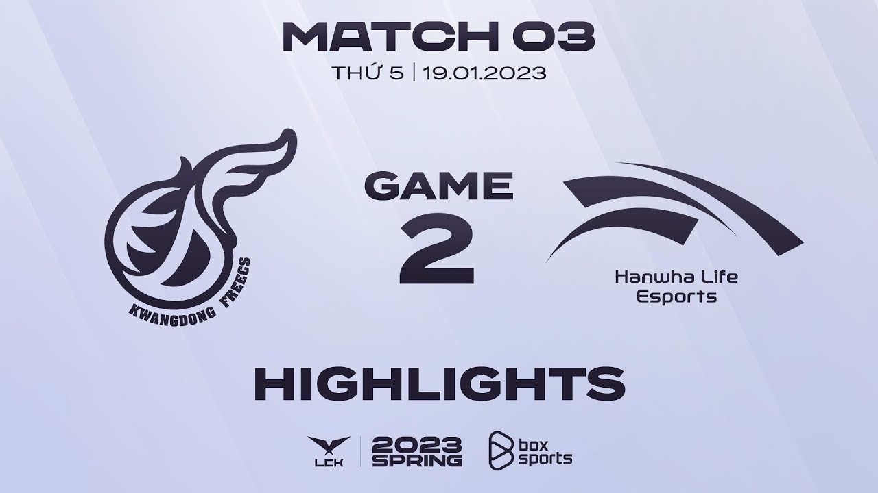 Highlights KDF vs HLE | Game 2 | Tuần 1 Ngày 2 | LCK Mùa Xuân 2023 - YouTube