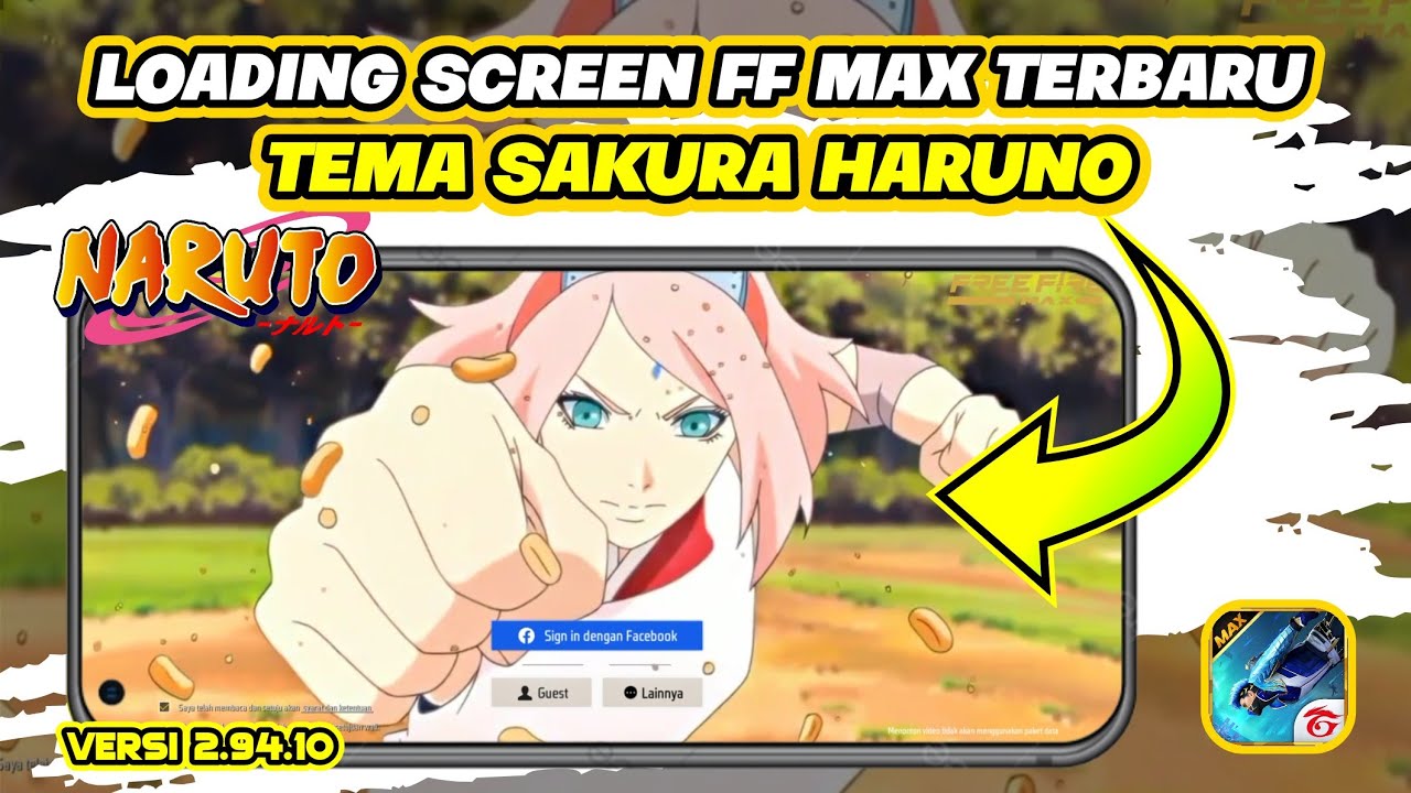 PASANG LOADING SCREEN FF MAX TEMA SAKURA HARUNO - YouTube