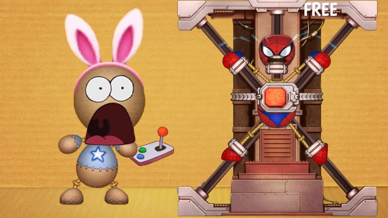 The Mecha-Rack VS Spider Buddy - Kick The Buddy - YouTube