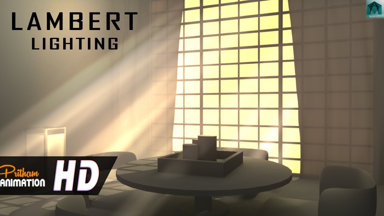 Lambert Lighting | MAYA - YouTube
