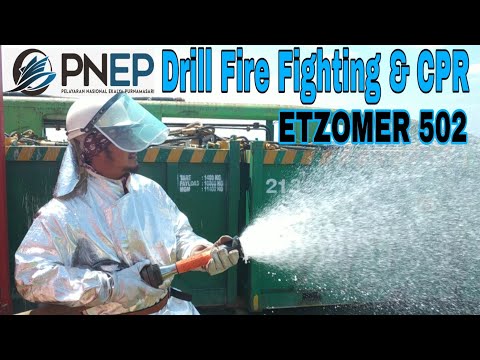 Drill Fire fighting & CPR Etzomer 502