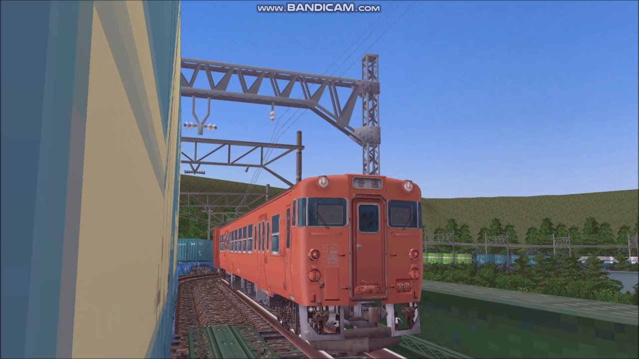 新VRM3★103系15編成並走レイアウト完成見張分線1キハ40系から - YouTube