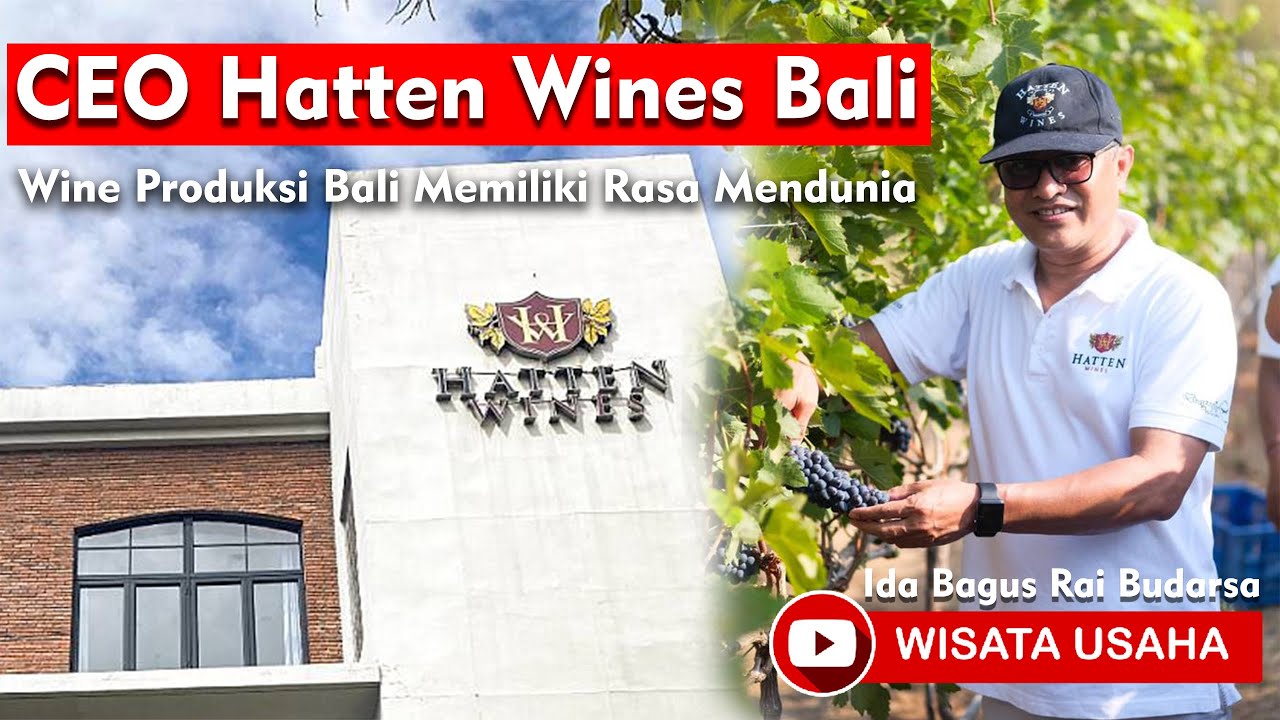 Wine di Bali - Owner Hatten Wines bapak Ida Bagus Rai Budarsa - YouTube