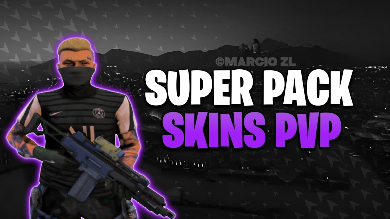 SUPER PACK DE SKINS PVP PLAYER SAMP/PC - YouTube