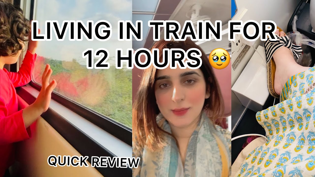 LIVING in TRAIN for 12 Hours! 😮🚂TRAVEL VLOG | BEGINNING OF THE TRIP ...