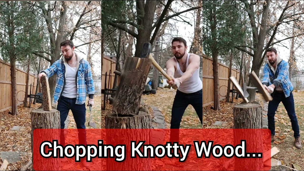 Wood Chopping and Tree Puns - YouTube