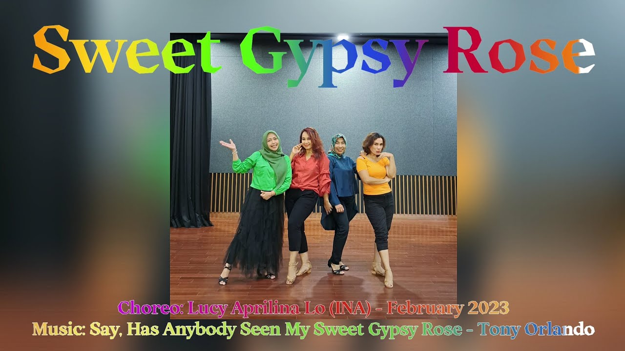 SWEET GYPSY ROSE - line dance (2 nd upload) - YouTube
