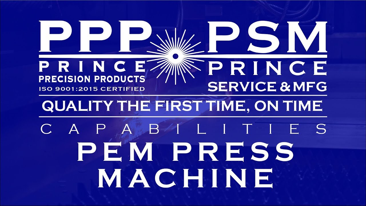 Prince Capabilities Ep. 4 - PEM Press Machine - YouTube