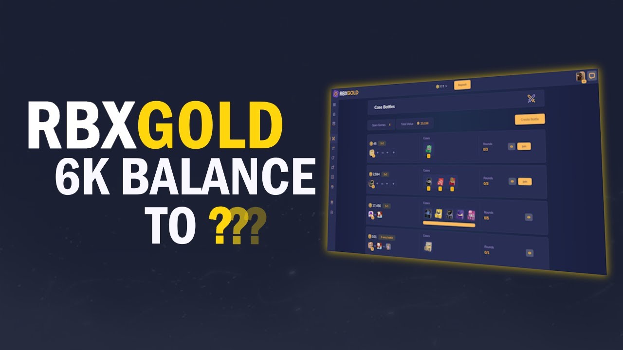 RBXGOLD 6K BALANCE TO ? - RBXGold Clips #1 - YouTube