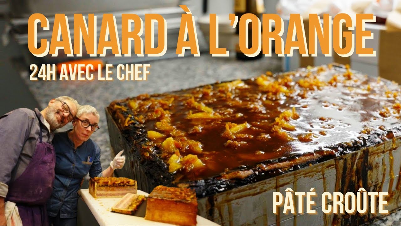 Confection du Majestueux PÂTÉ CROÛTE CANARD à l'ORANGE par le Chef ...