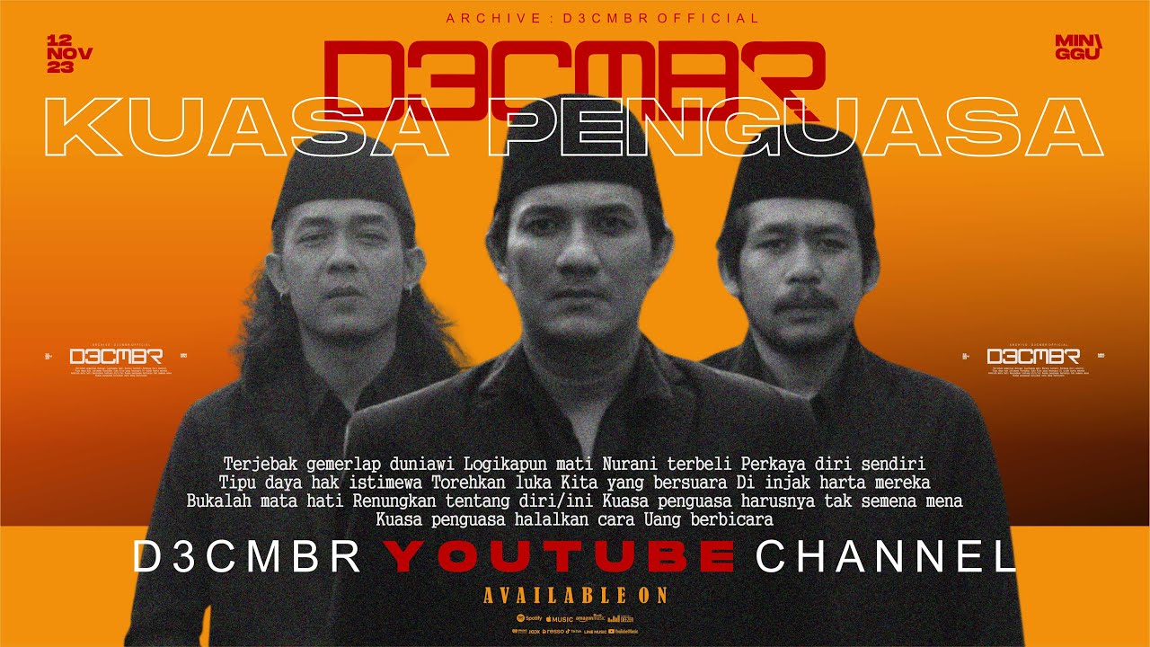 D3CMBR - KUASA PENGUASA (official video) - YouTube