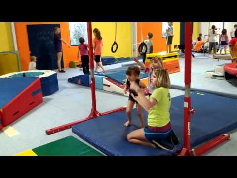 Annsley's first day at gymnastics