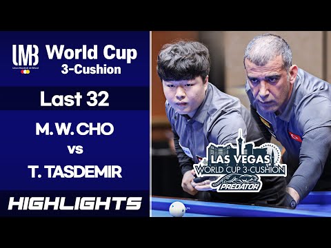 Last 32 - 조명우 Myung Woo CHO vs 타이푼 타스데미르 Tayfun TASDEMIR. H/L