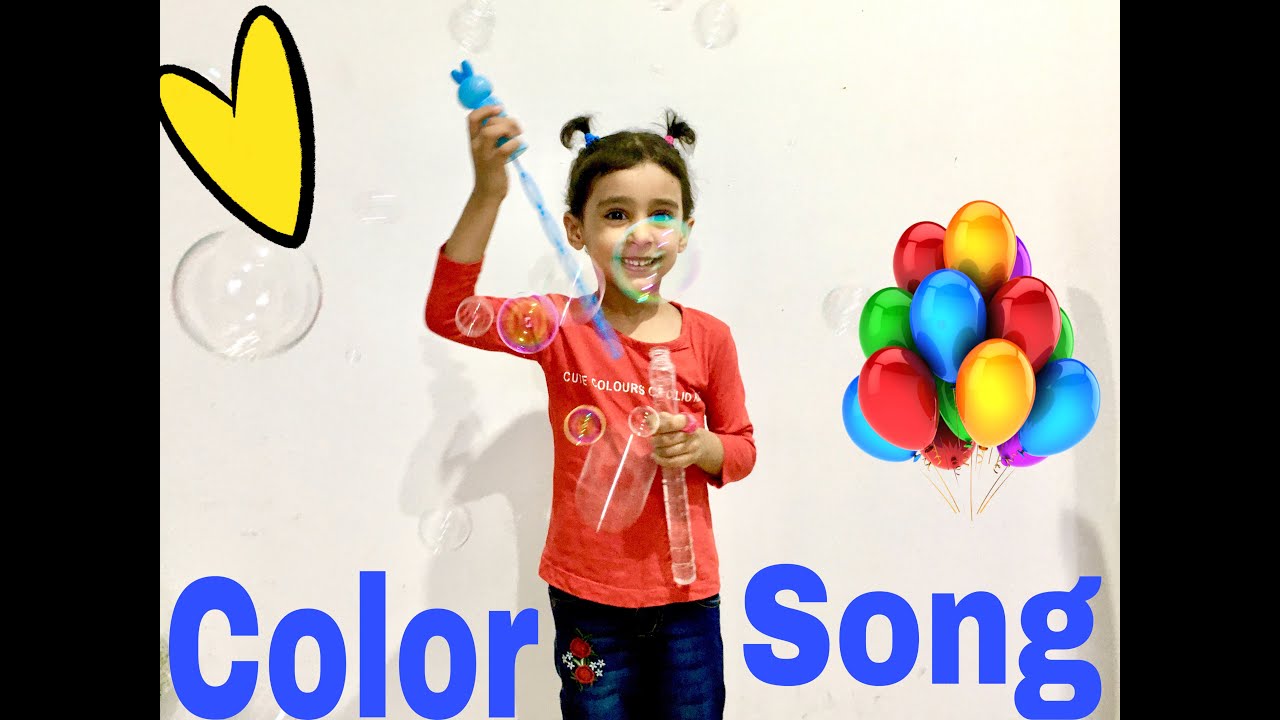 Learn Color with Mahira | Color Song | Nursery Rhyme - YouTube