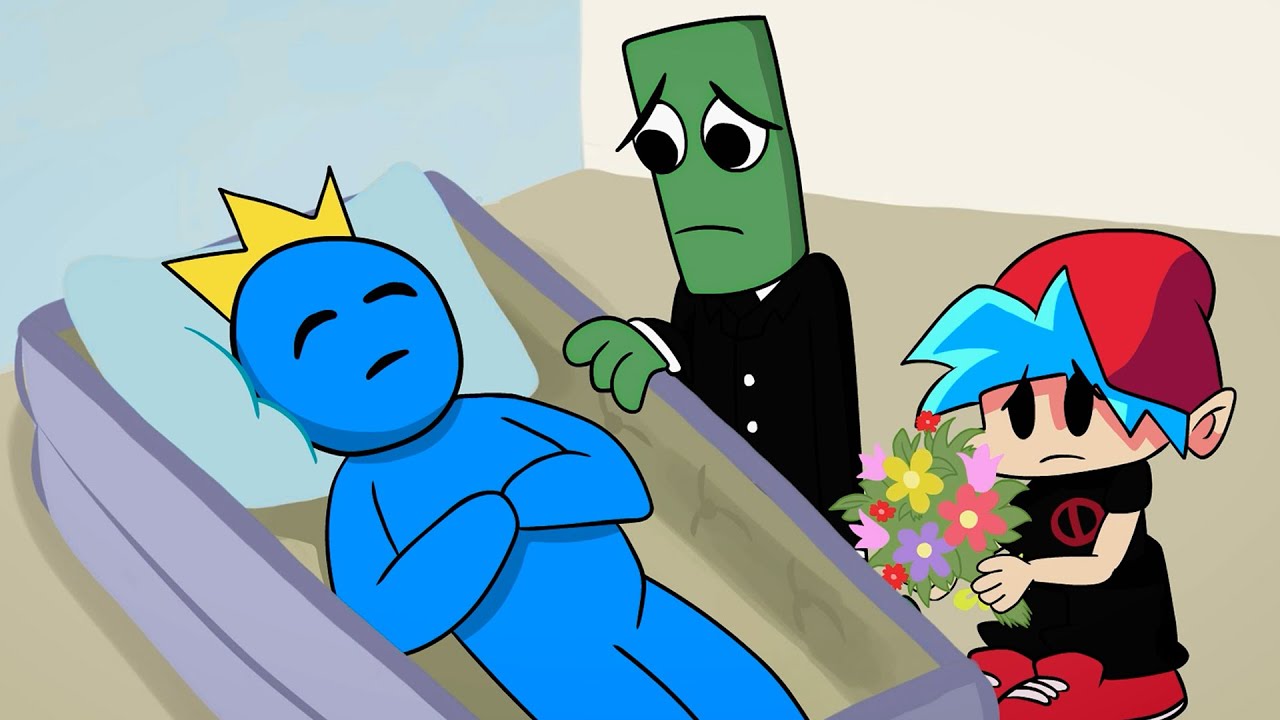 Blue Funeral | Sad Story Rainbow Friends Animation FNF / Antoons - YouTube