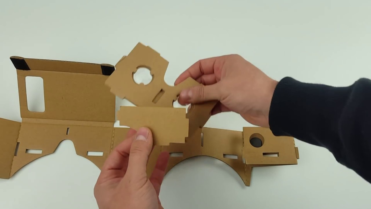 Google Cardboard Assembly Step by Step Instructions - YouTube