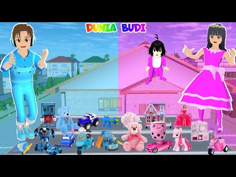 Yuta Mio Borong Mainan Sesuai Warna Baju Biru Pink Sampai Habis | Sakura School Simulator