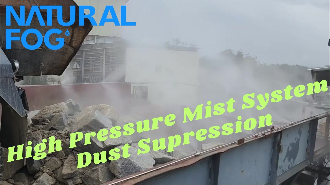 High Pressure Misting System Reduces Dust and Improve Air Quality in ...