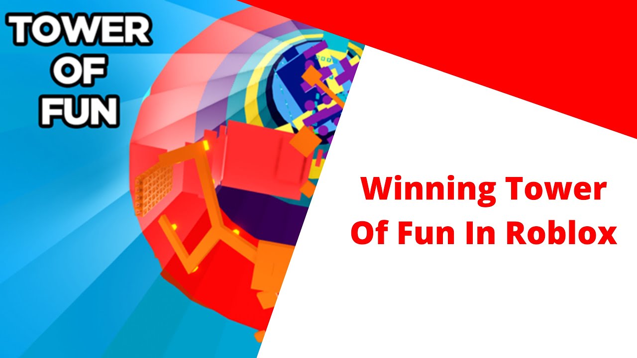 Winning a tower in tower of fun - YouTube