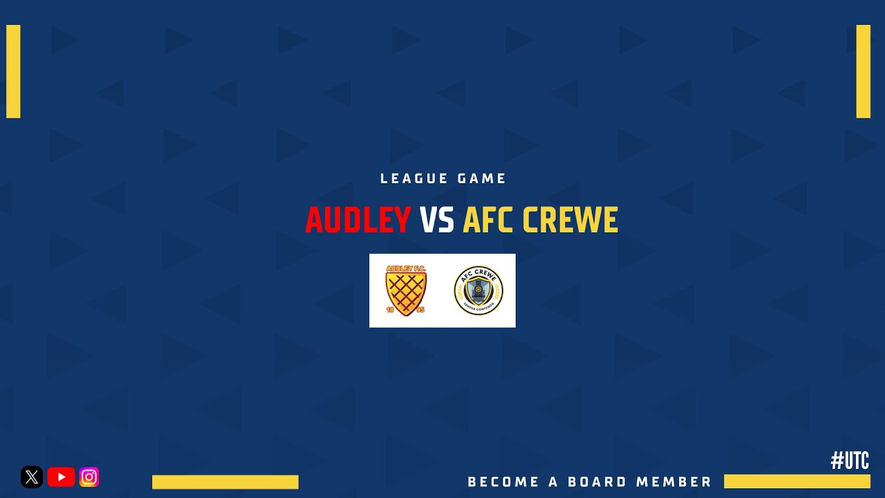 Audley vs AFC Crewe - League Game - YouTube
