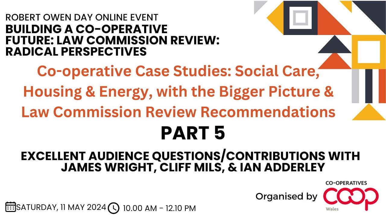 Excellent audience questions/contributions with James Wright, Cliff ...