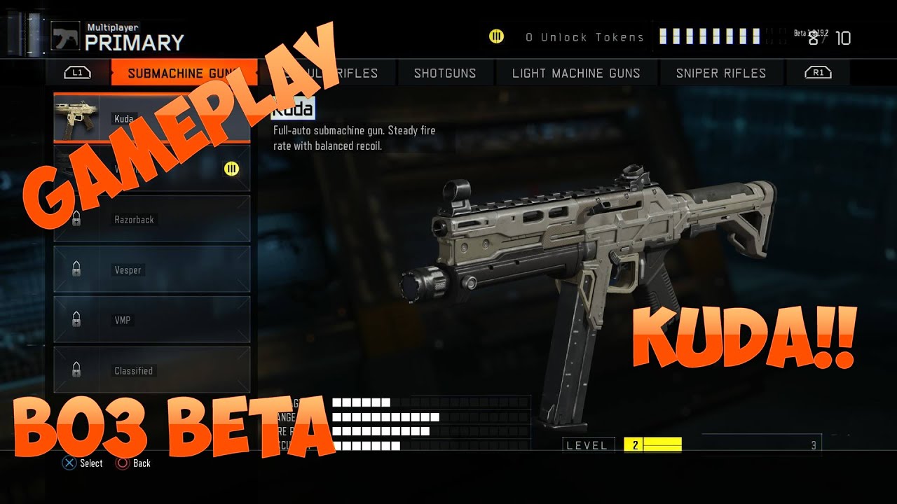 COD: BLACK OPS 3 KUDA SEGUNDO MEJOR SUBFUSIL... - YouTube