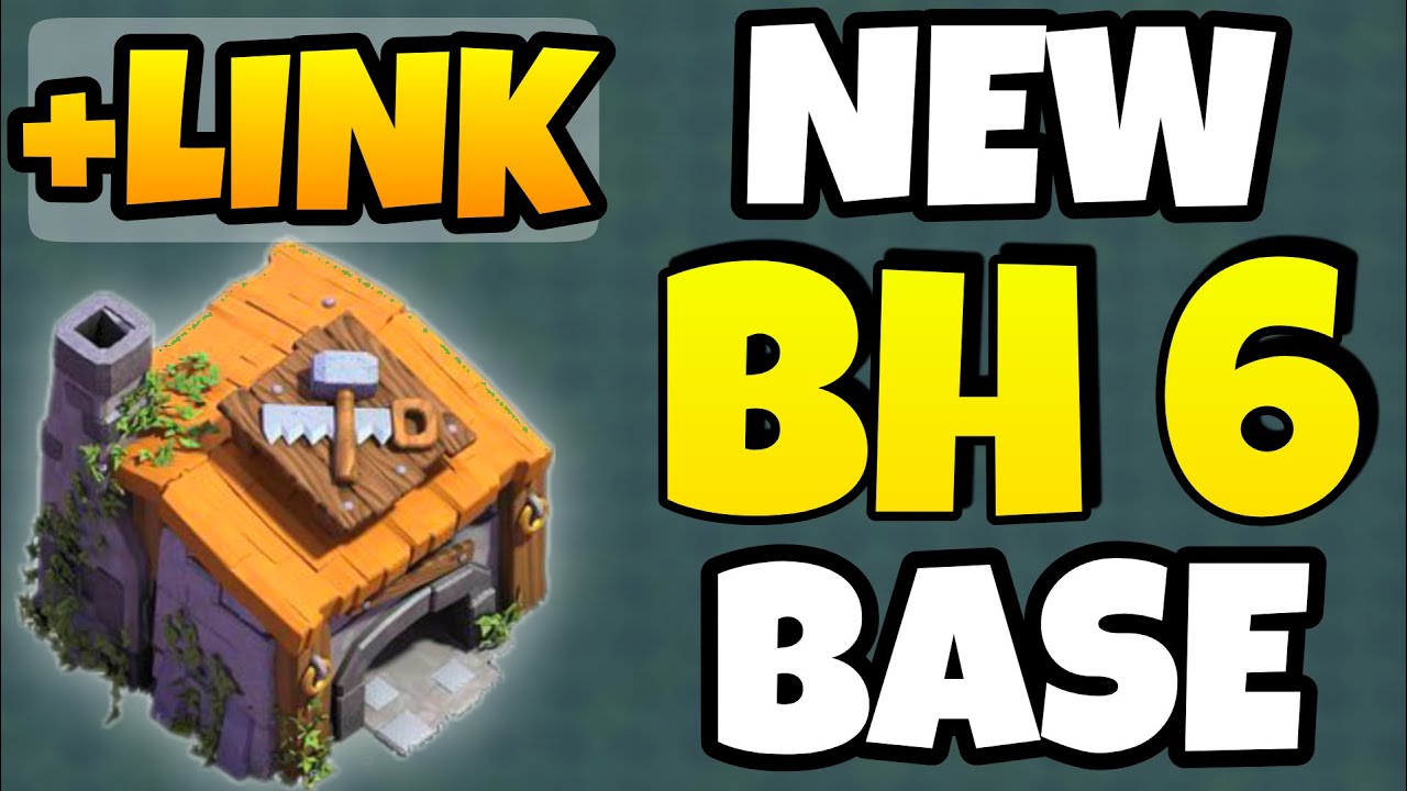 BH6 BASE LAYOUT ! Bh6 Base LINK ! NEW Builder Hall 6 Trophy Base 2021 ...