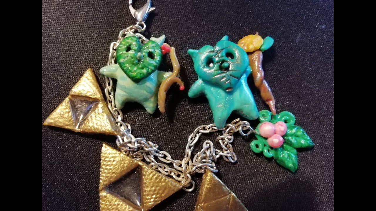Making a Korok out of polymer clay - YouTube